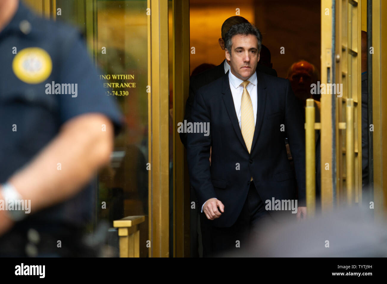 Attorney Michael Cohen walks out of Federal Courthouse after pleading ...