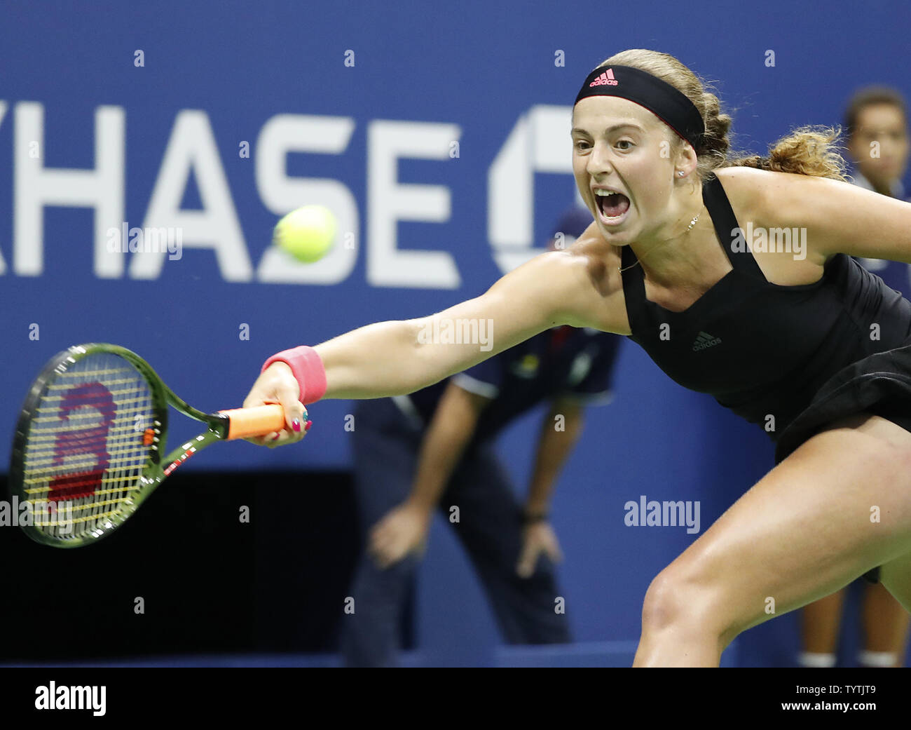 Jelena ostapenko arthur ashe stadium hi-res stock photography and ...