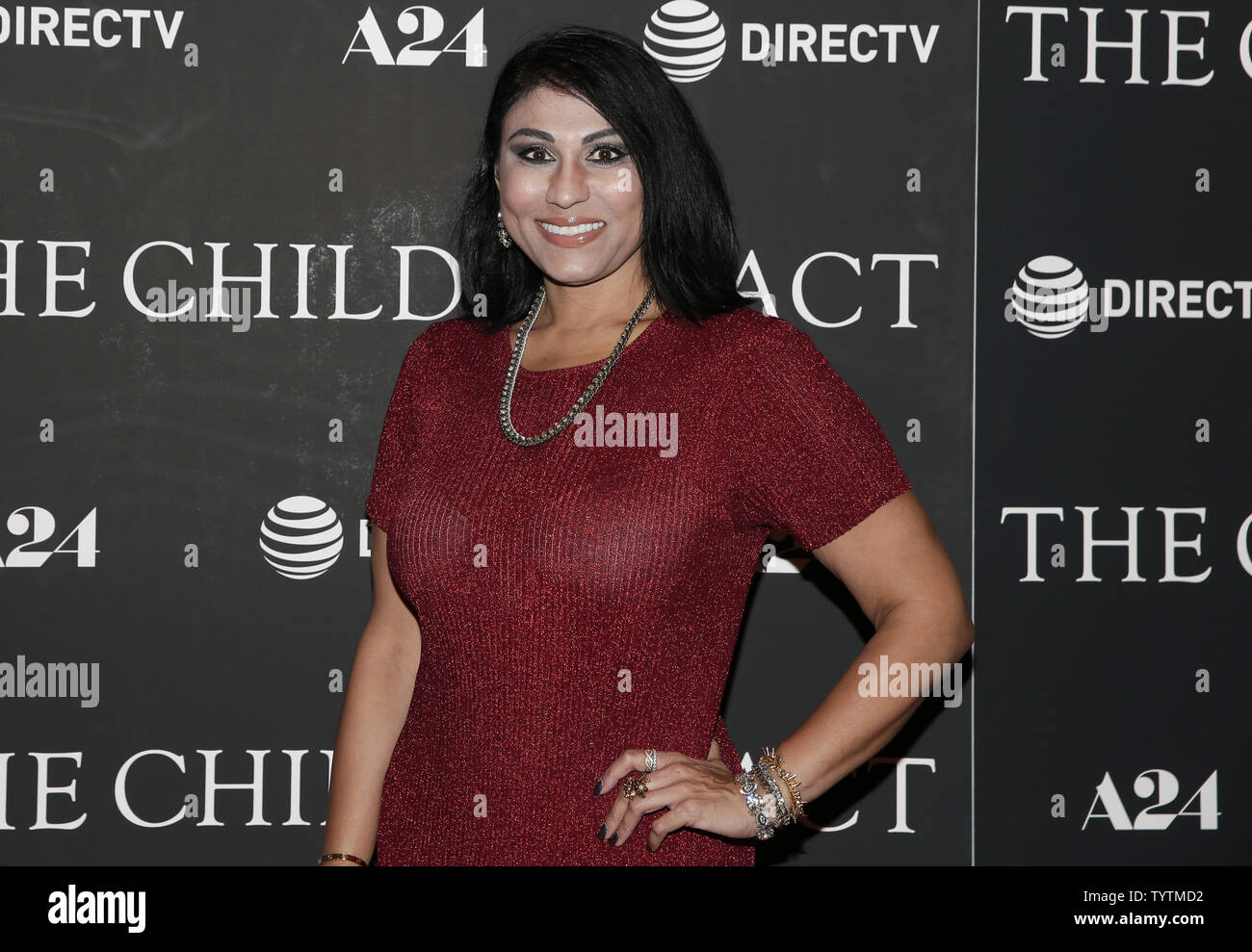 Hanny Patel arrives on the red carpet at the 'The Children Act' New ...