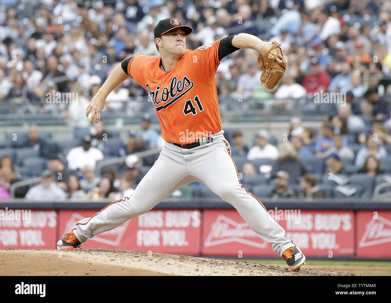 Baltimore Orioles David Hess throws a pitch in the 4th inning against ...