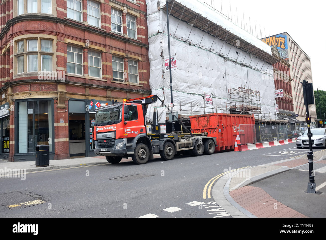 Demolition vehicle hi-res stock photography and images - Alamy