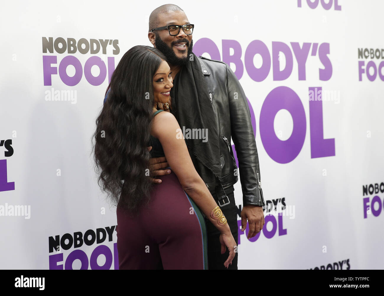 Tyler Perry and Tiffany Haddish arrive on the red carpet at the world ...