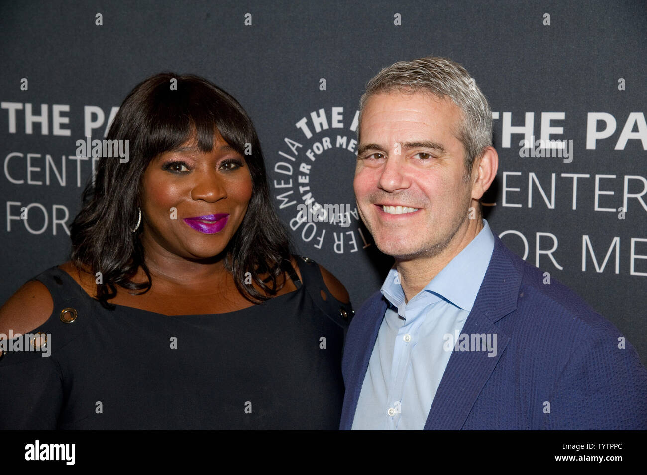 NEW YORK, NY - JUNE 20: Event moderator Bevy Smith and Andy Cohen ...