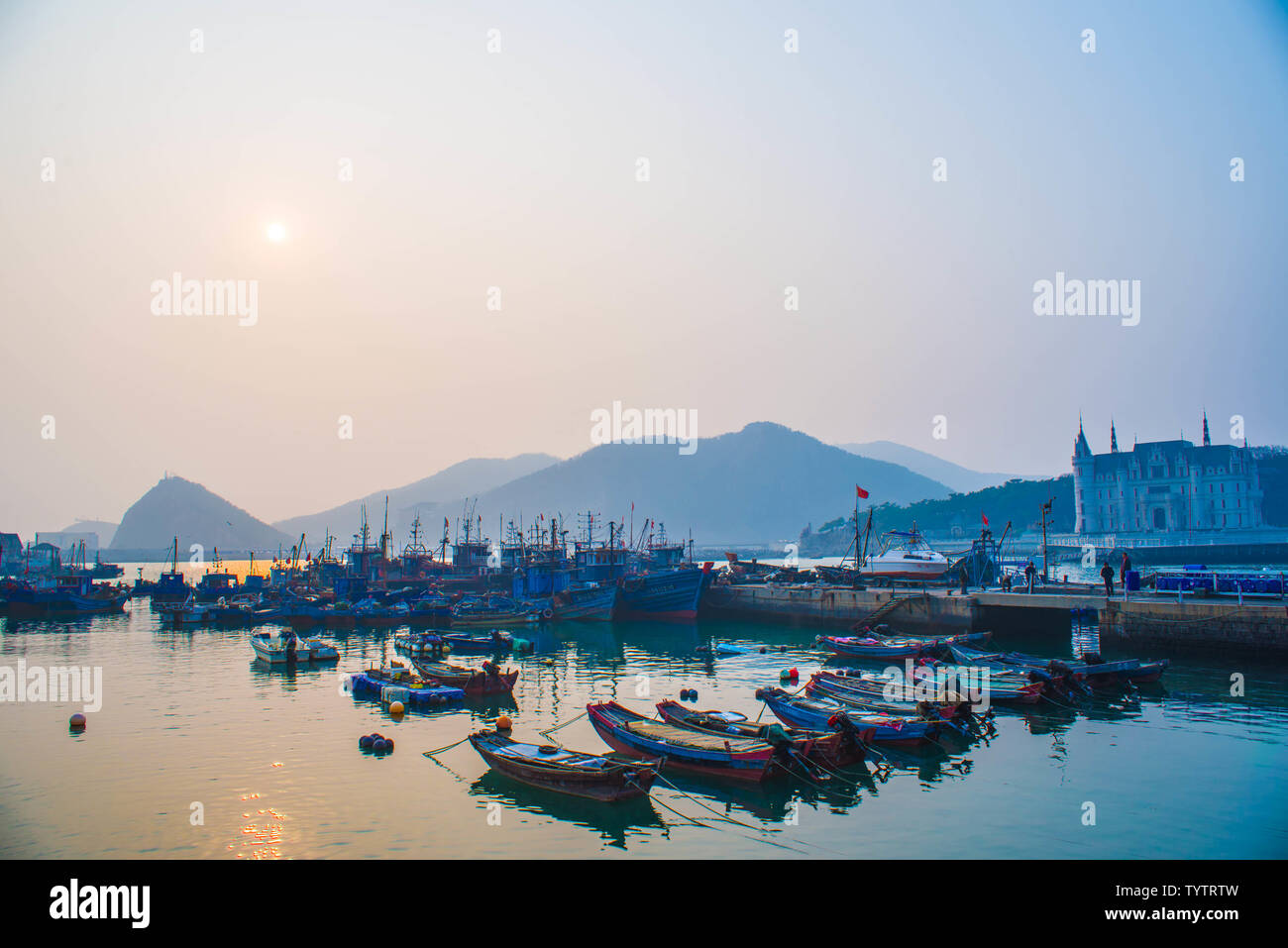 Qingdao harbour hi-res stock photography and images - Alamy