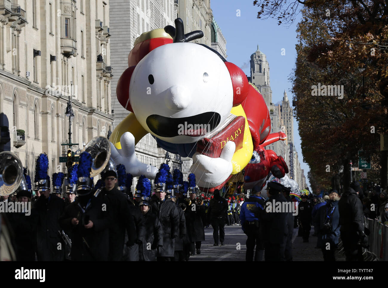 The Diary of a Wimpy Kid balloon as well as other balloons and floats ...