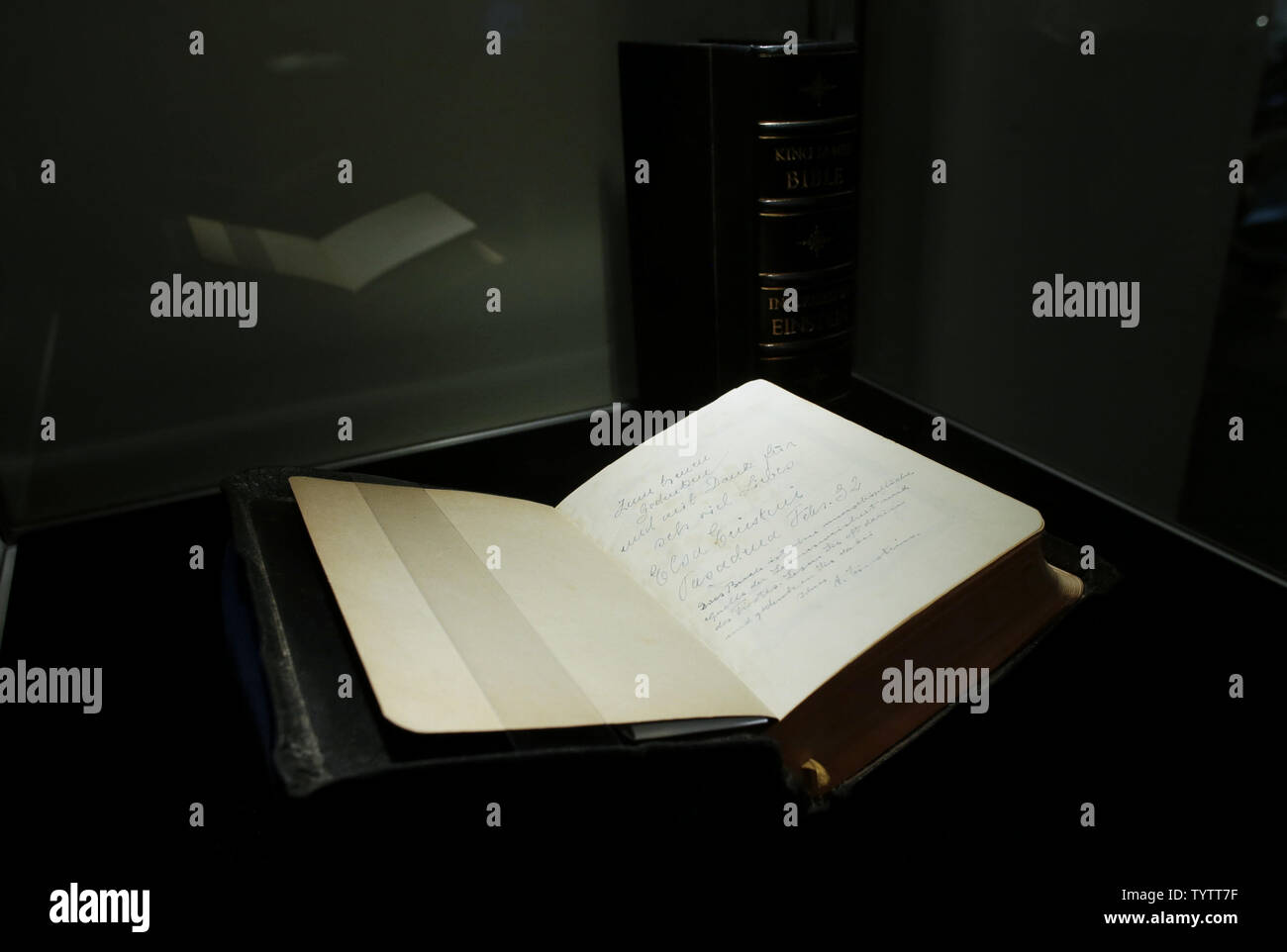 The only Bible signed and Inscribed by Albert Einstein is on display at ...