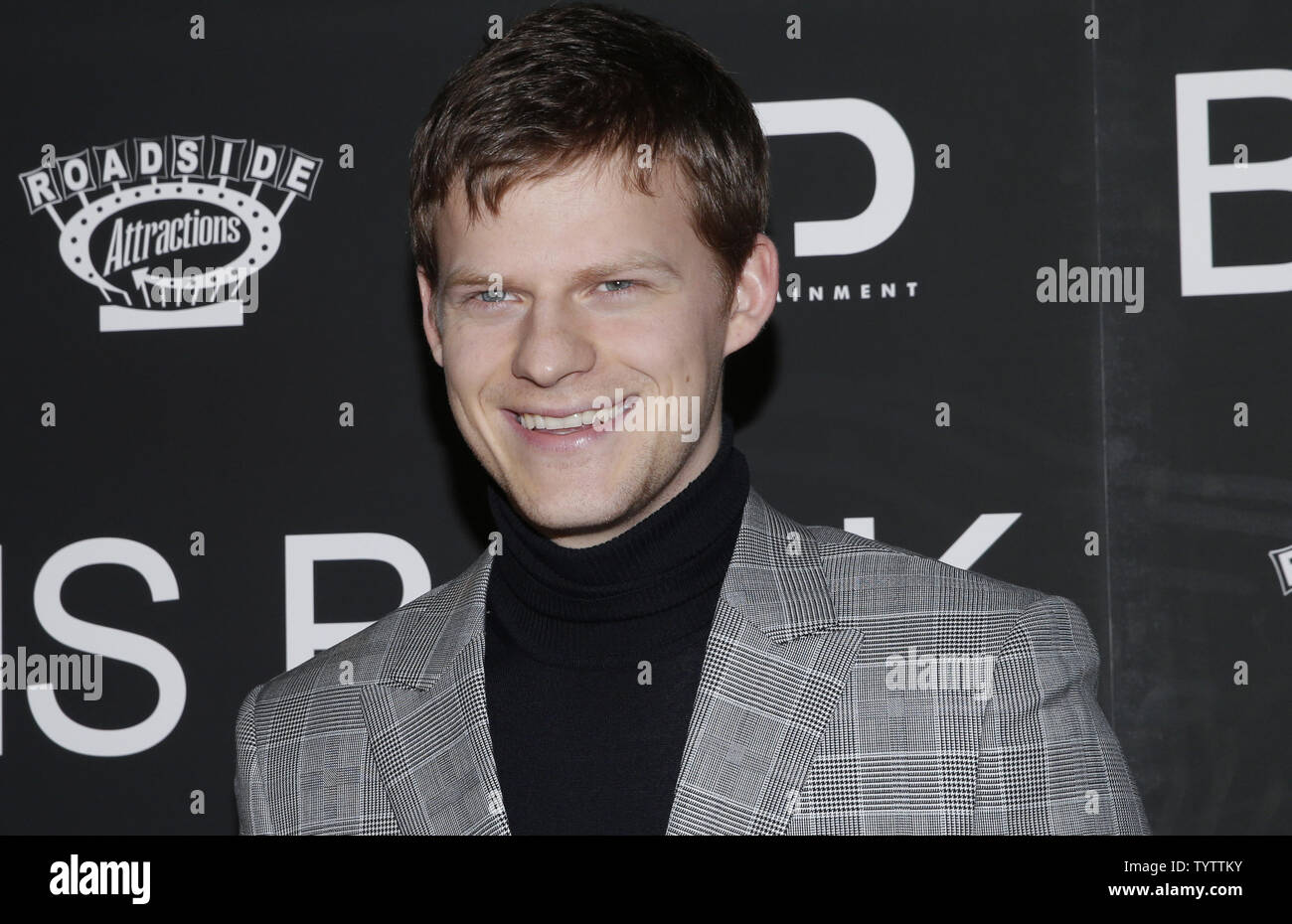 Lucas Hedges arrives on the red carpet at the 'Ben is Back' New York ...