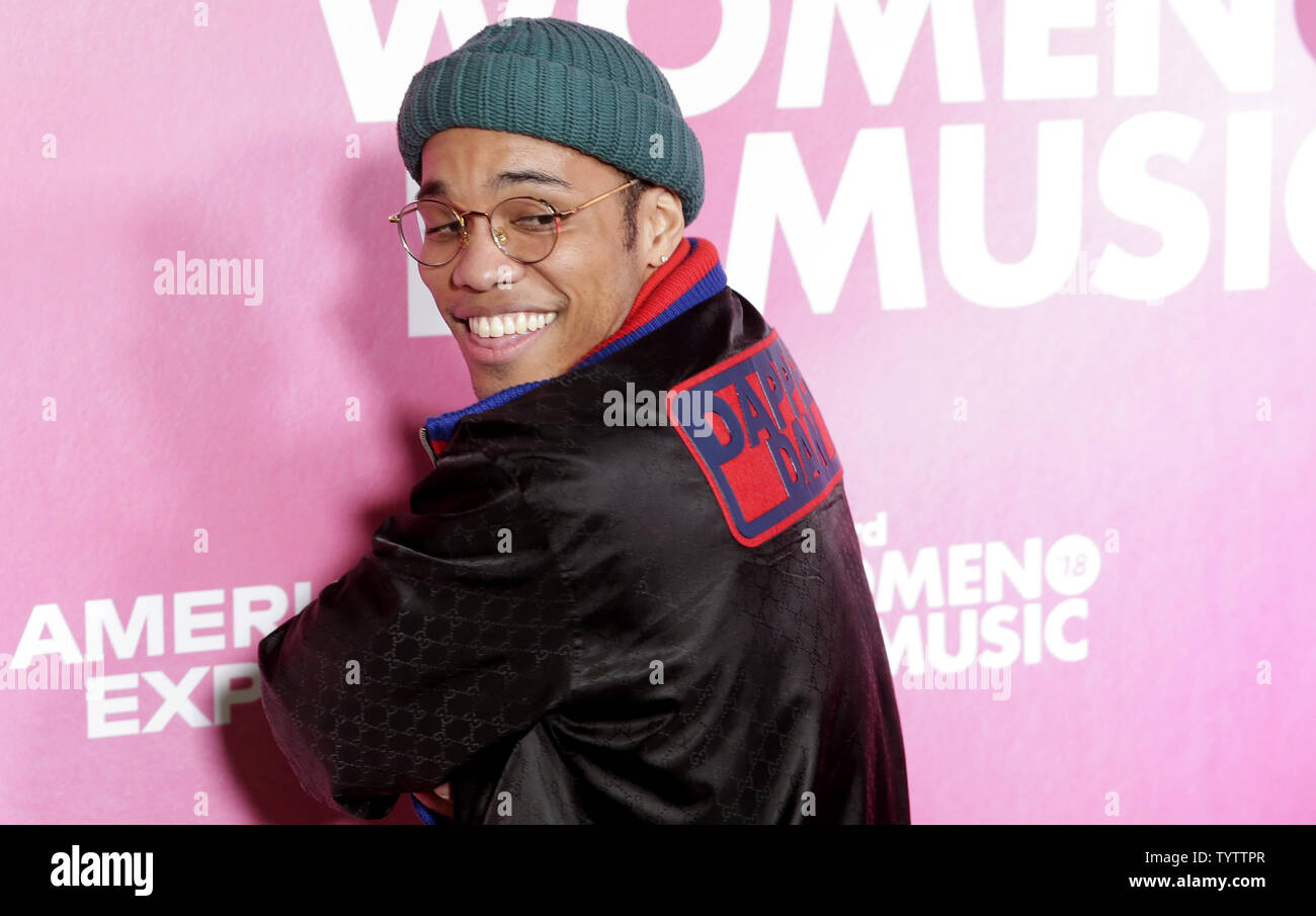 Anderson .Paak arrives on the red carpet at the Billboard Women In ...