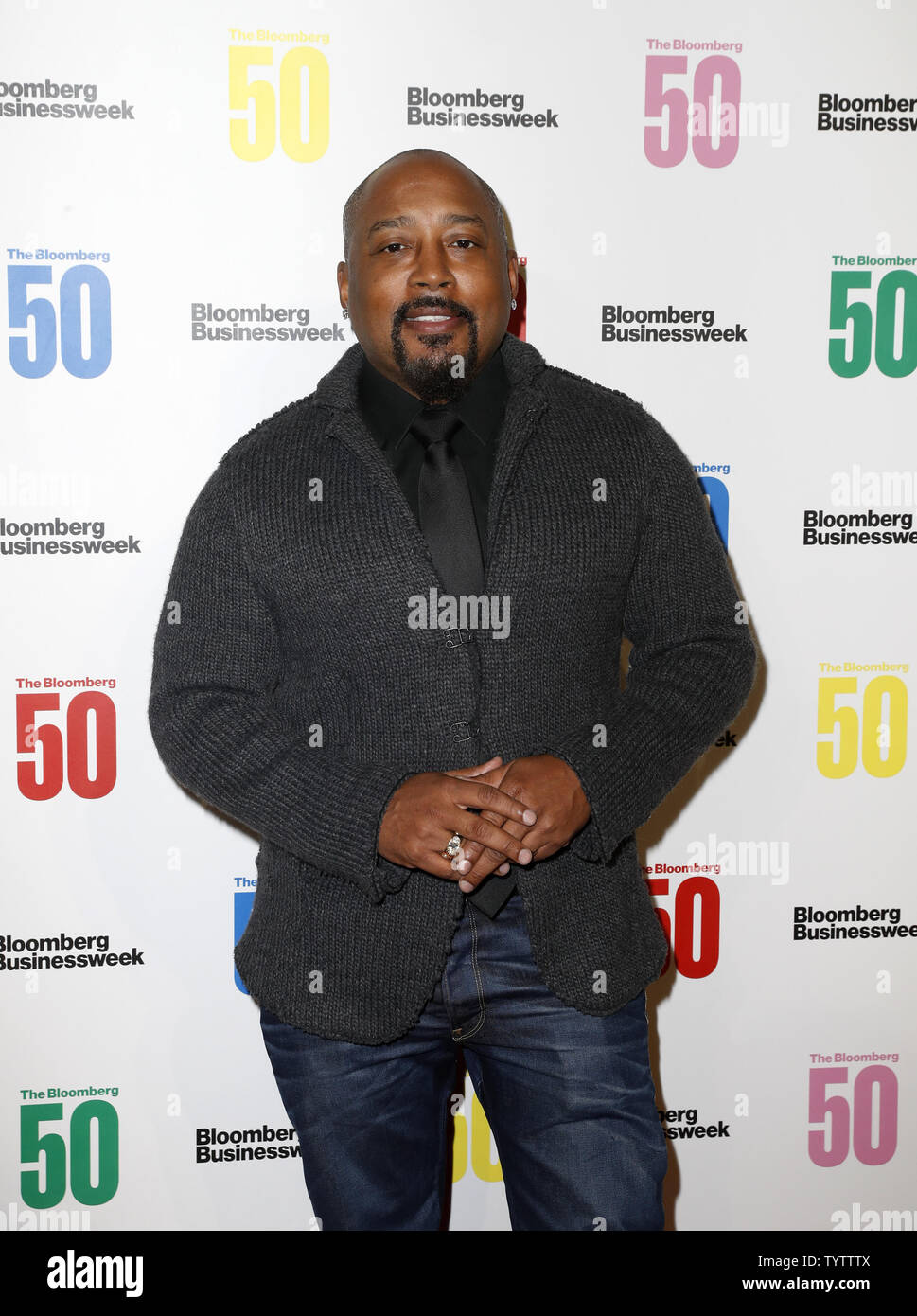 CEO of FUBU Daymond John arrive on the red carpet at The Bloomberg 50 ...