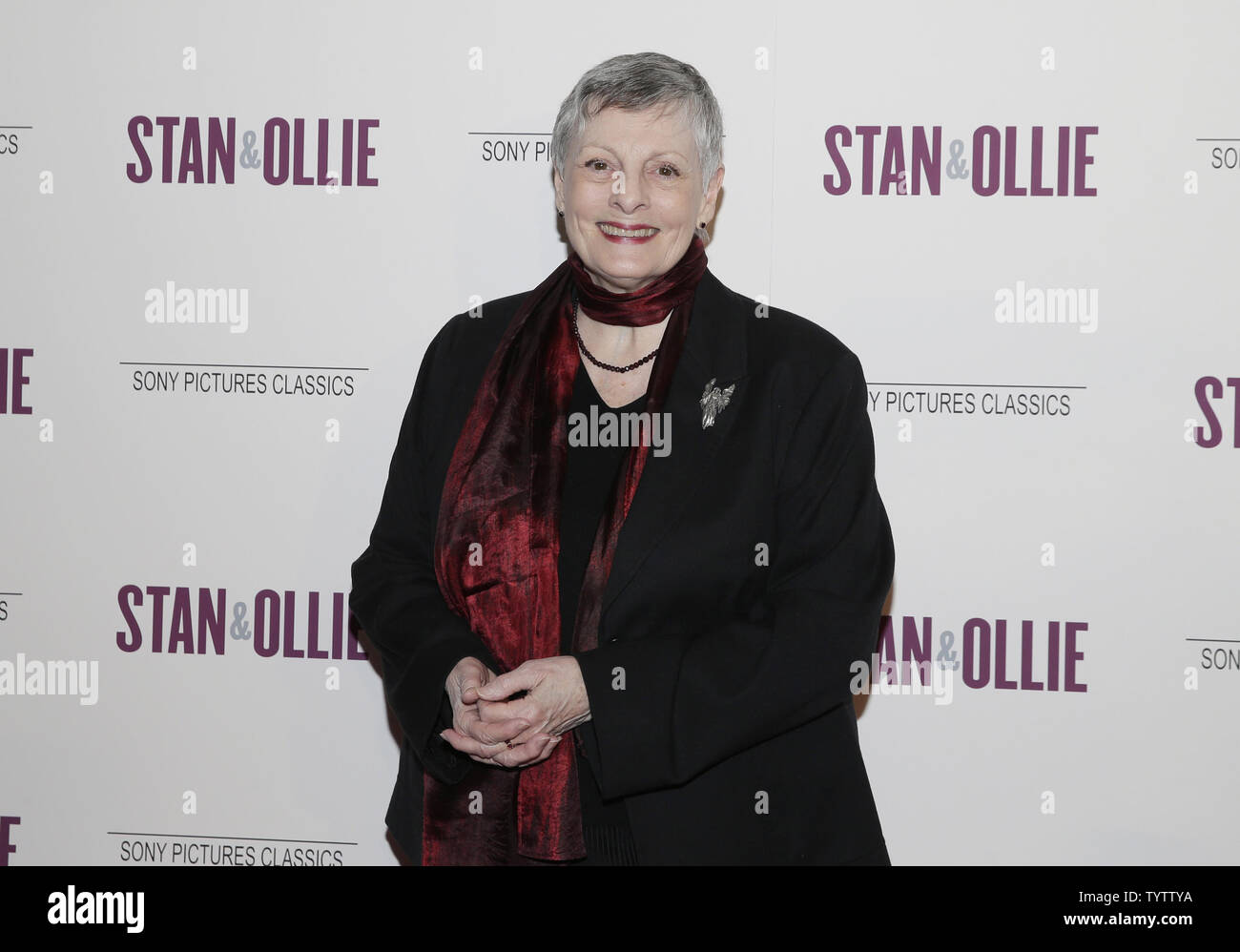 Dana Ivey arrives on the red carpet at the 'Stan & Ollie' New York ...