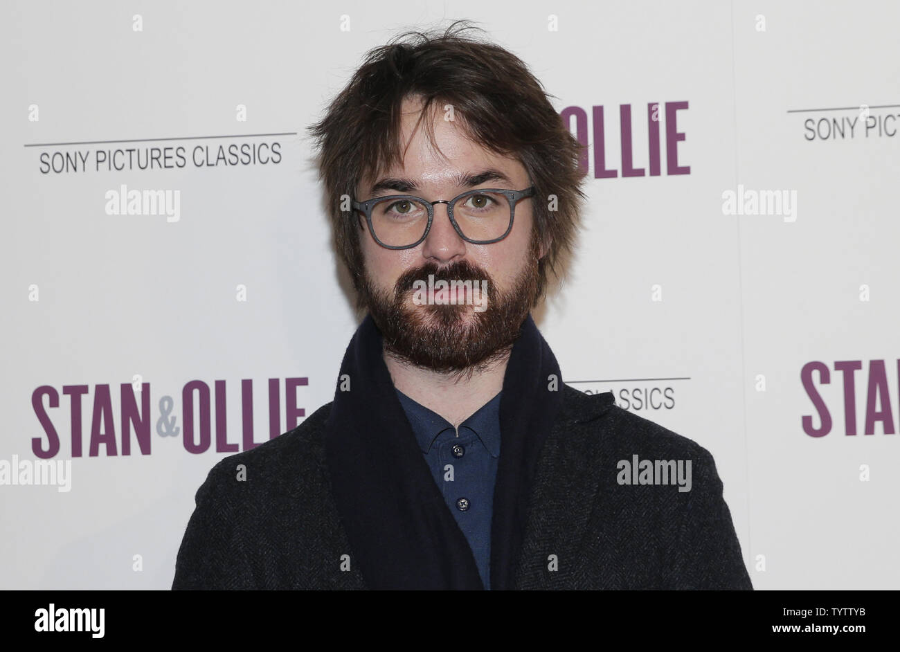 Thomas Matthews arrives on the red carpet at the 'Stan & Ollie' New ...