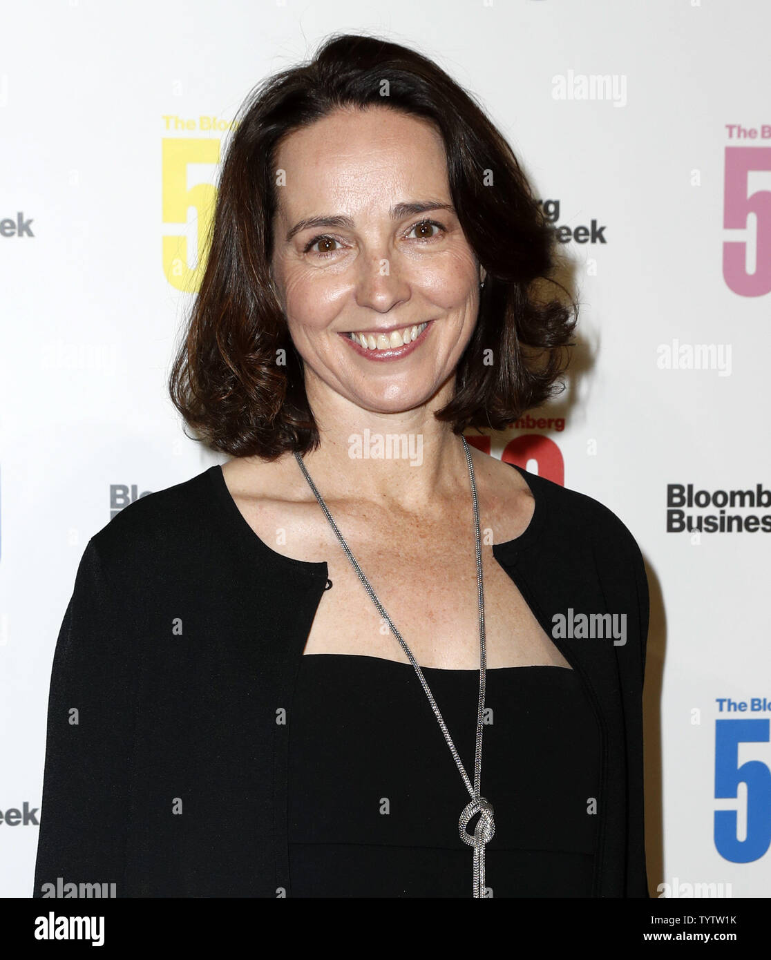Nextdoor CEO Sarah Friar arrives on the red carpet at The Bloomberg 50 ...