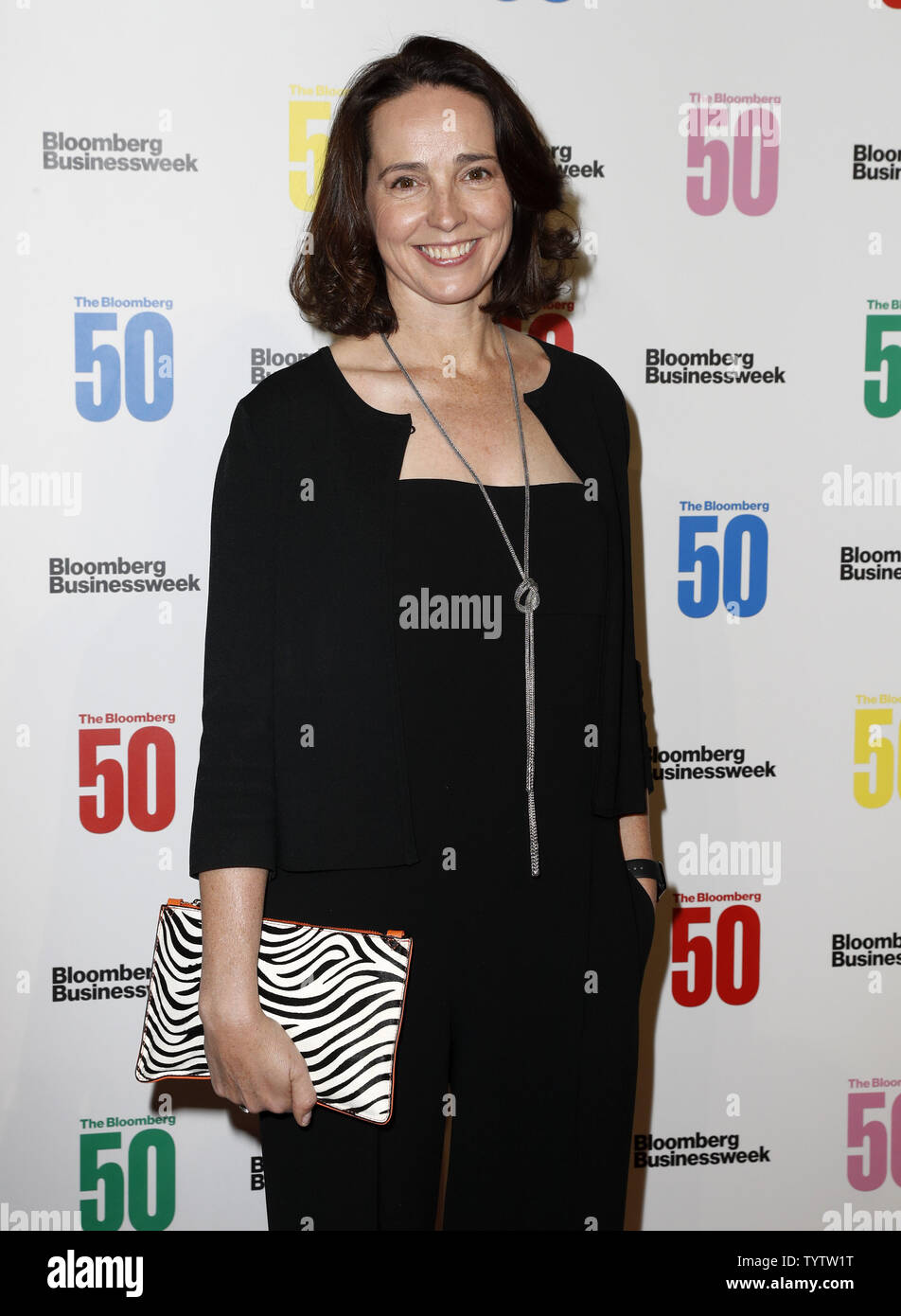 Nextdoor CEO Sarah Friar arrives on the red carpet at The Bloomberg 50 ...