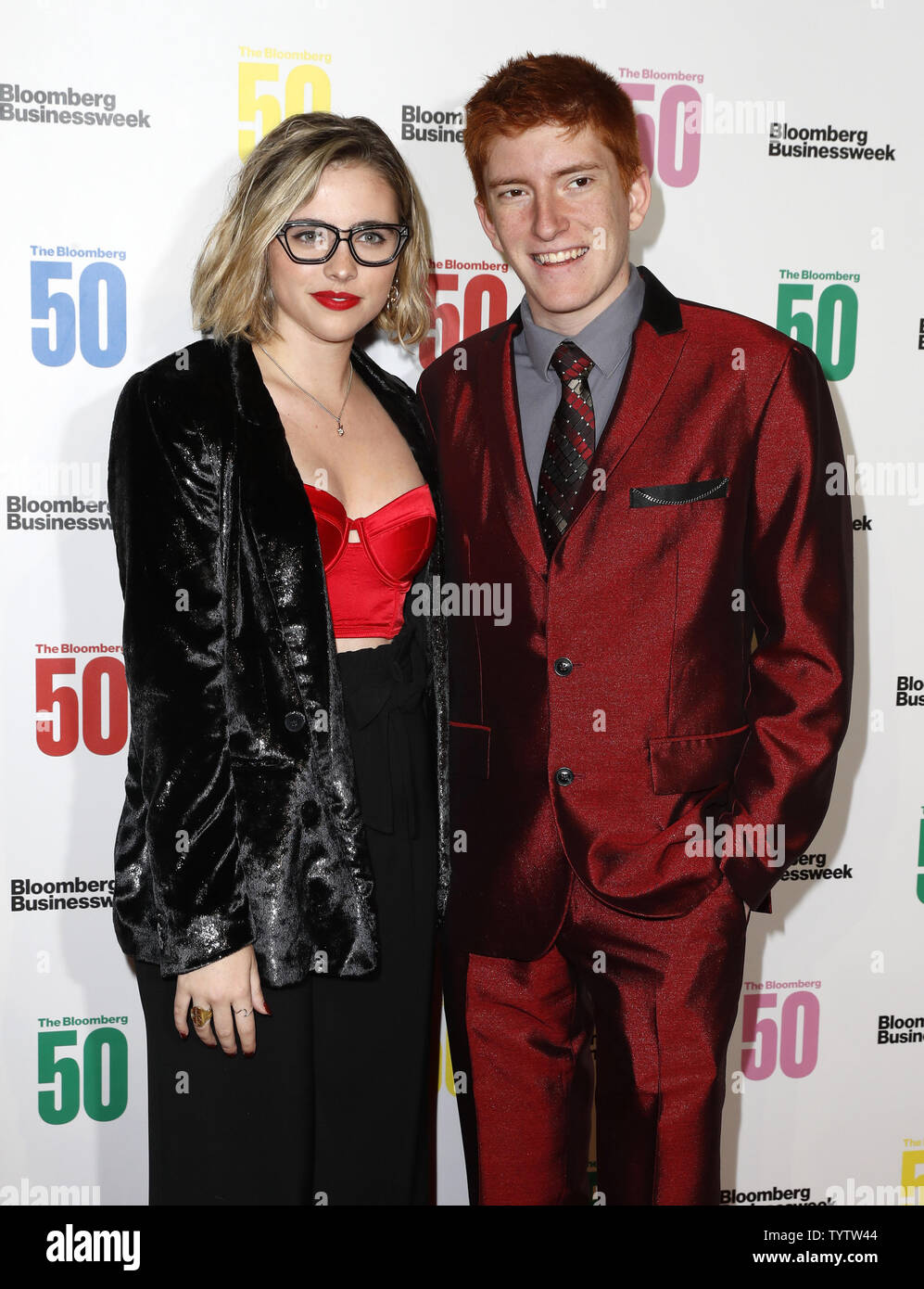 Parkland Survivors Delaney Tarr (L) and Ryan Deitsch arrive on the red ...