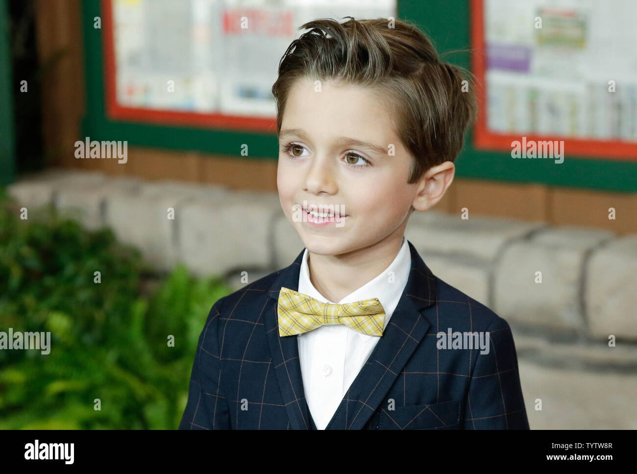 Julian Edwards arrives on the red carpet at the New York screening of ...
