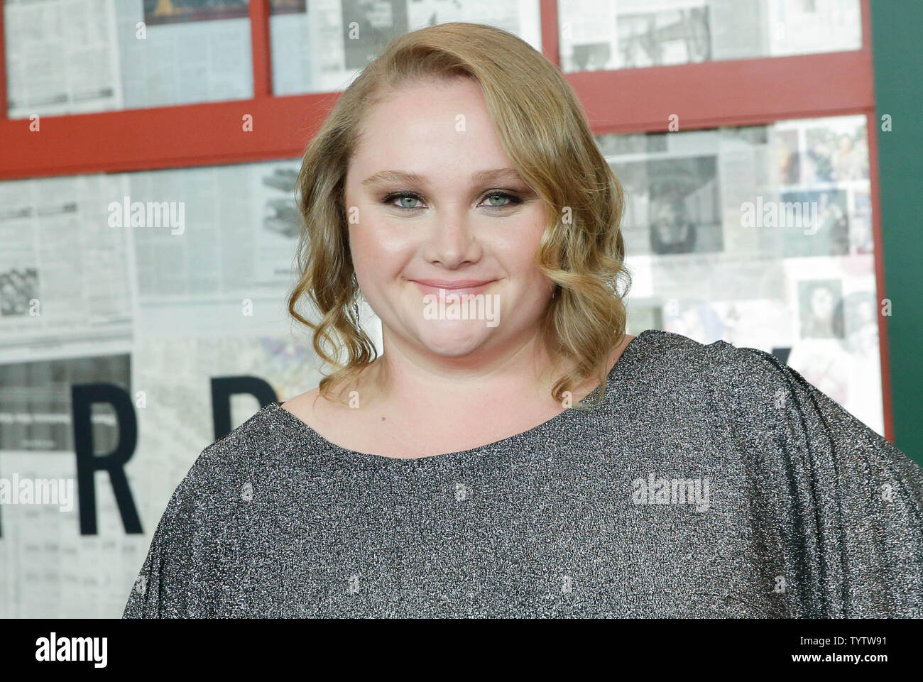 Danielle Macdonald arrives on the red carpet at the New York screening ...