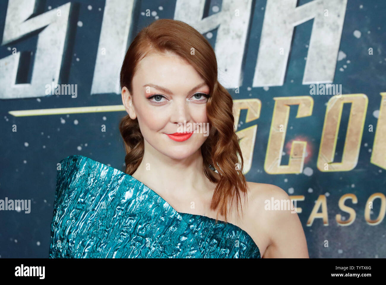 Emily Coutts arrives on the red carpet at the 'Star Trek: Discovery ...