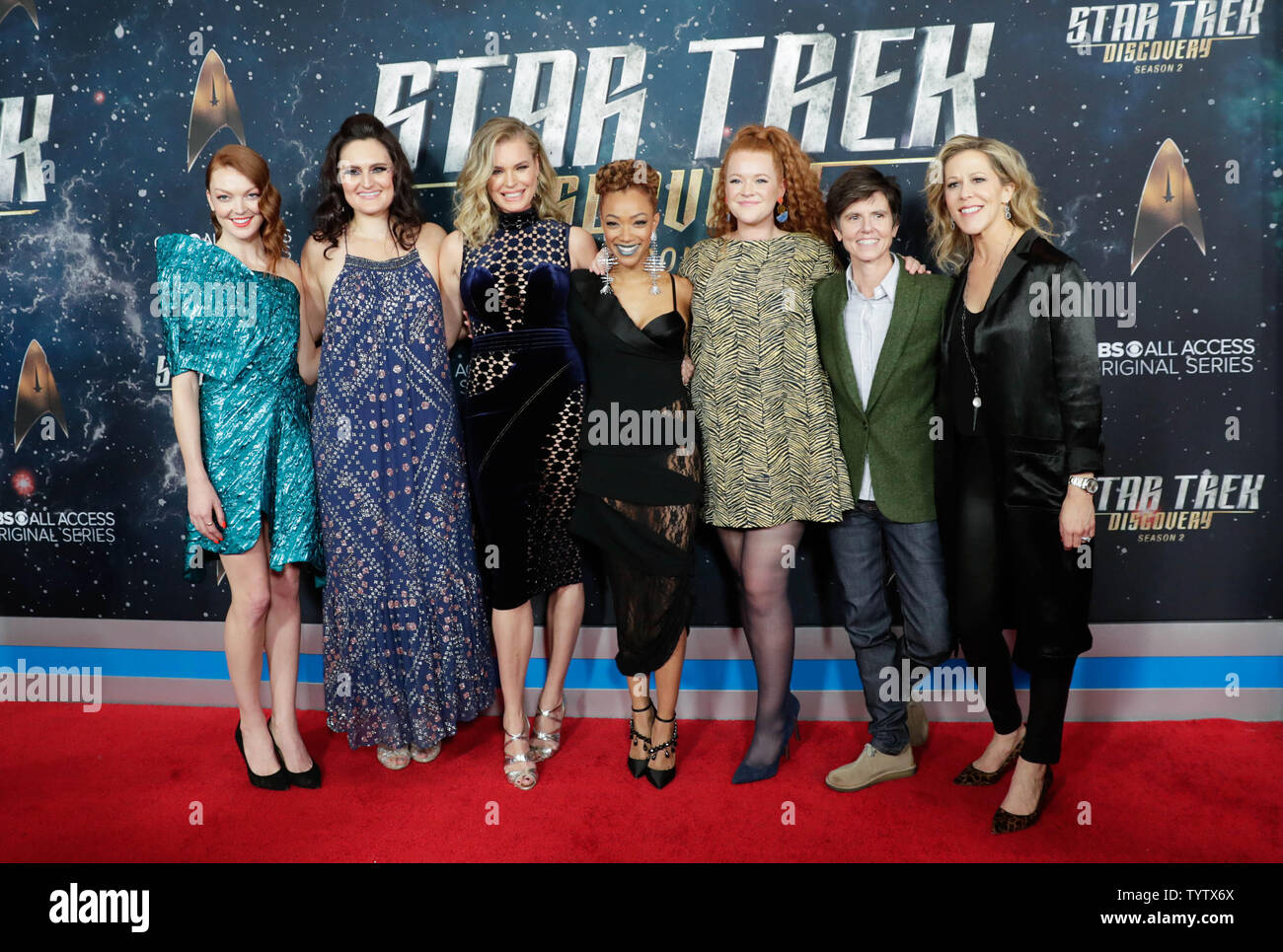 Emily Coutts, Mary Chieffo, Rebecca Romijn,, Sonequa Martin-Green, Mary ...
