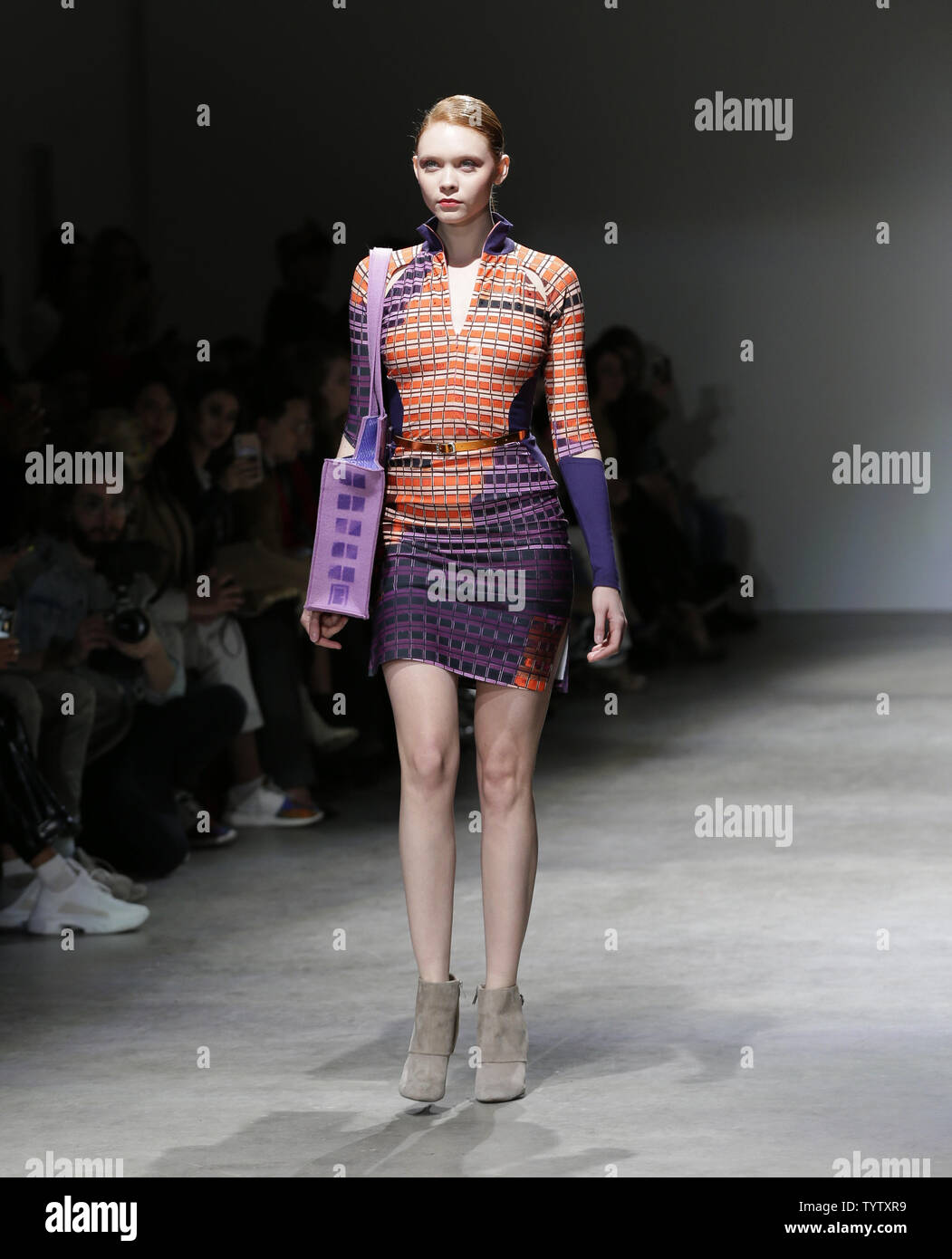 A model walks on the runway at the Acid NYC fashion show during New ...