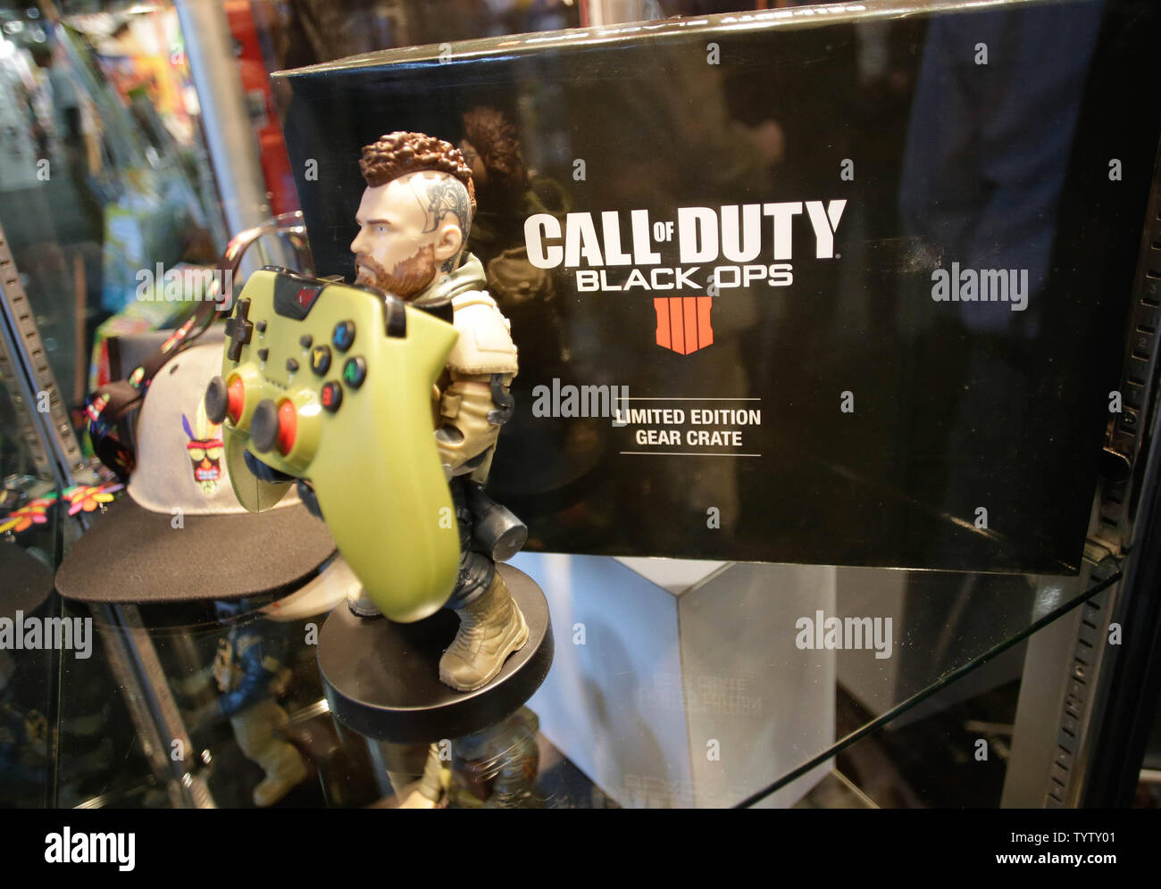 Call of Duty items are on display at the at 116th American ...