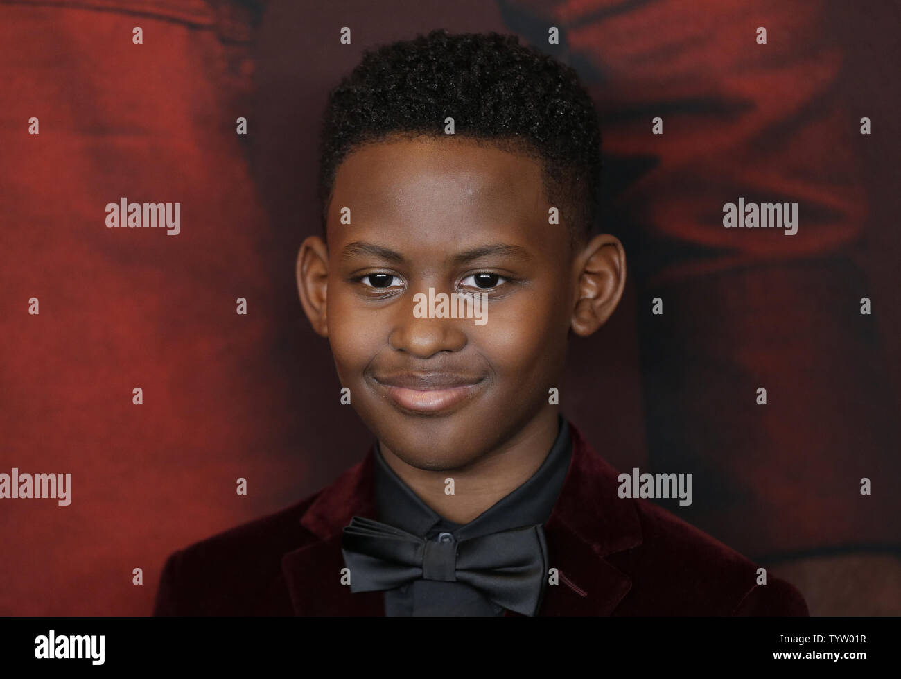 Evan Alex arrives on the red carpet at the 'US' New York Premiere at ...