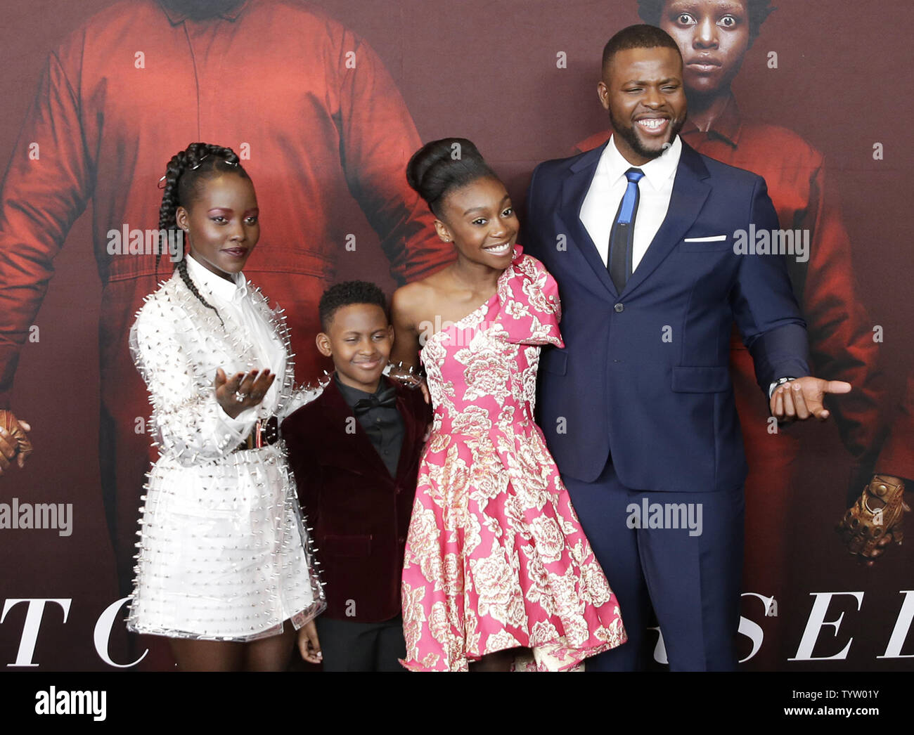 Lupita Nyong'o , Evan Alex , Shahadi Wright Joseph and Winston Duke ...