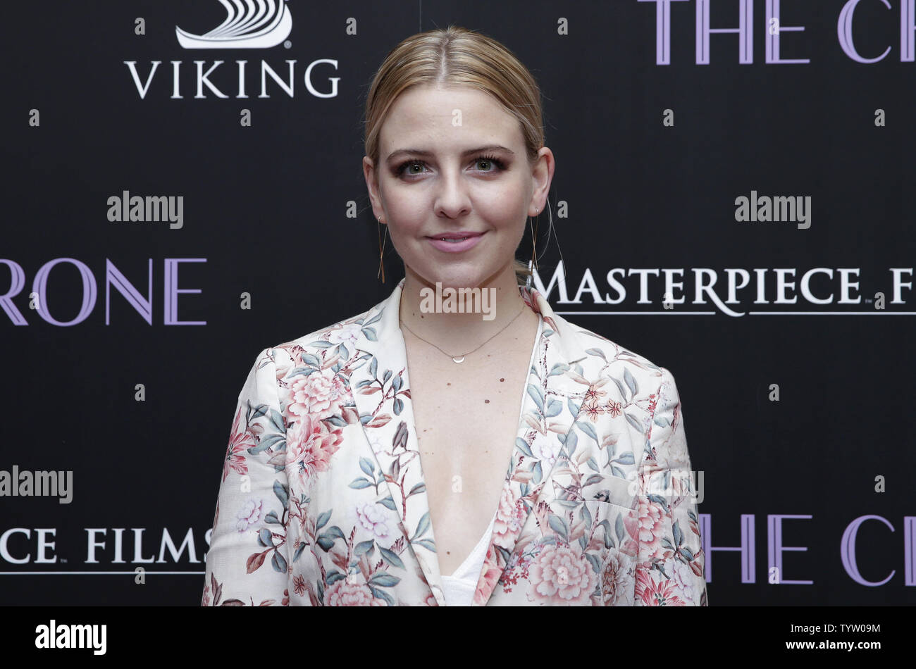 Helene Yorke arrives on the red carpet at 'The Chaperone' New York ...