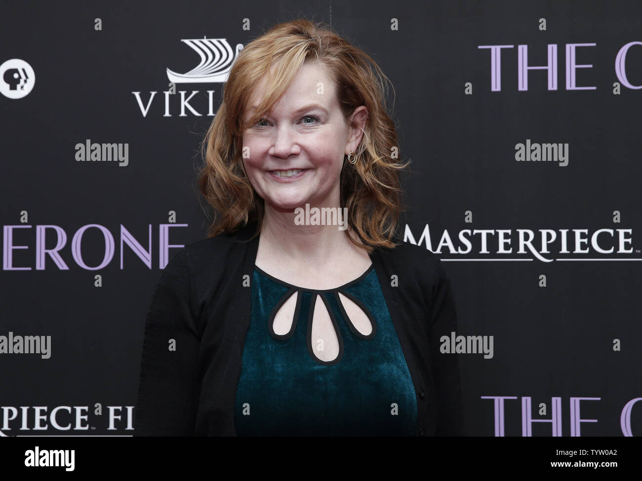 Laura Moriarty arrives on the red carpet at 'The Chaperone' New York Premiere at Museum of ...