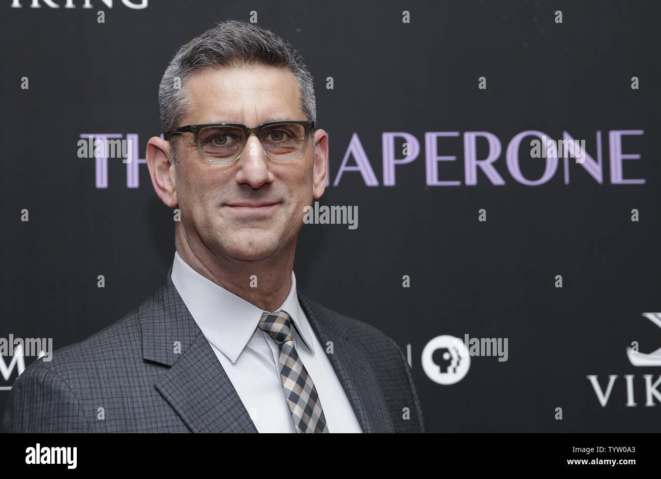 Director Michael Engler arrives on the red carpet at 'The Chaperone ...