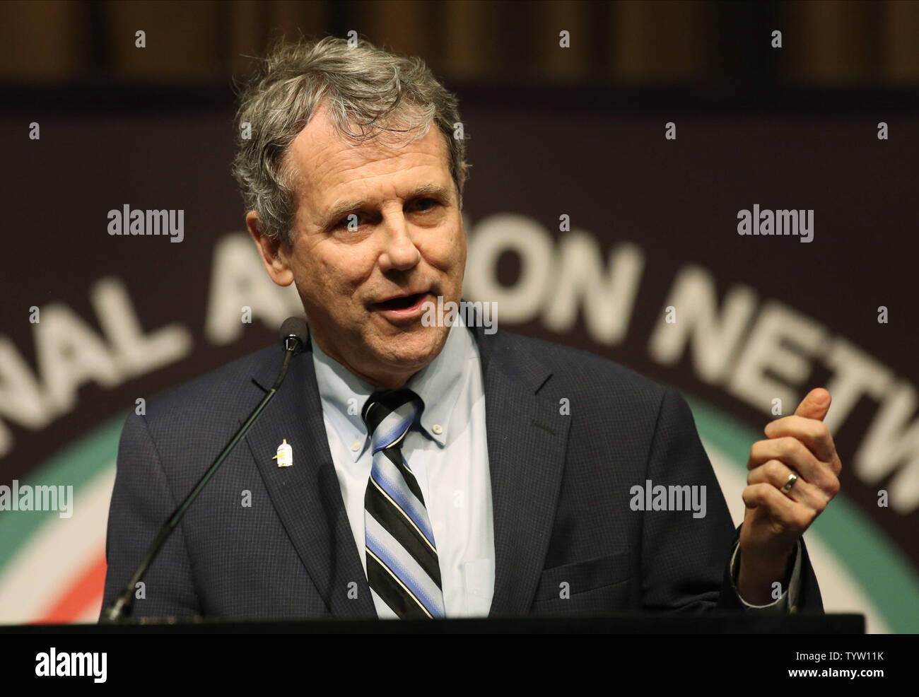 U.S. Senator Sherrod Brown of Ohio, a 2020 presidential candidate ...