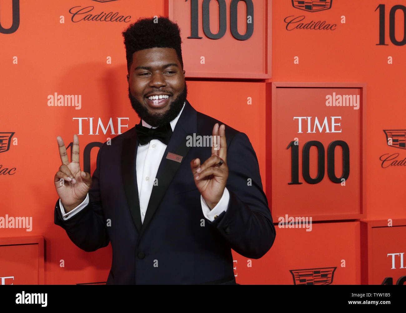 Khalid arrives on the red carpet at the 2019 Time 100 Gala at Frederick ...