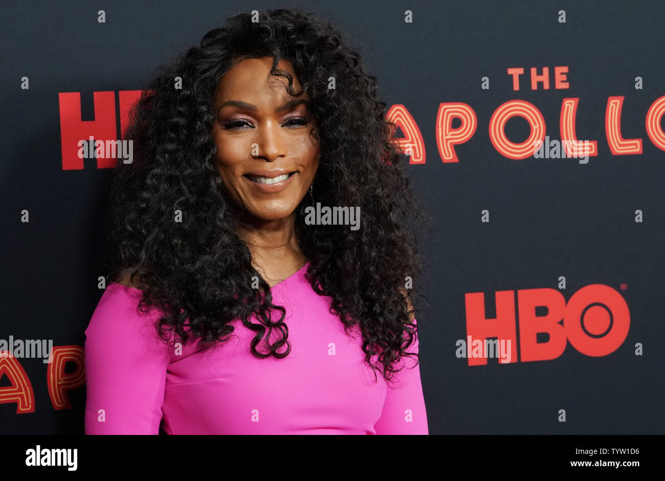 Angela Bassett arrives on the red carpet for the "The Apollo" screening ...