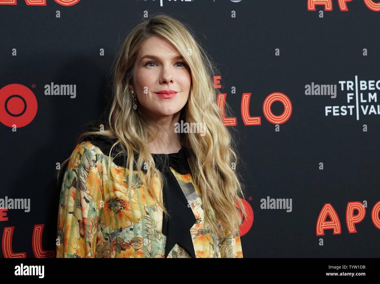 Lily Rabe arrives on the red carpet for the "The Apollo" screening at ...