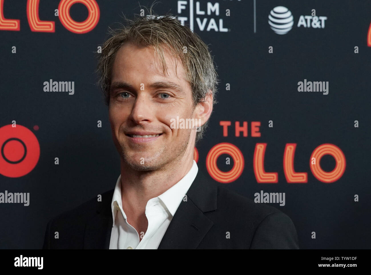 Michael Dwyer arrives on the red carpet for the "The Apollo" screening ...