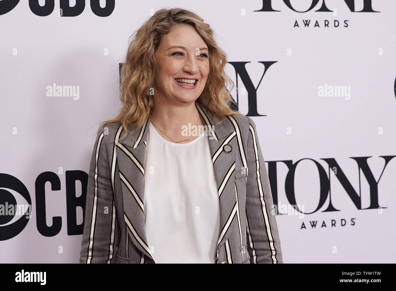 Heidi Schreck arrives on the red carpet at The 73rd Annual Tony Awards ...