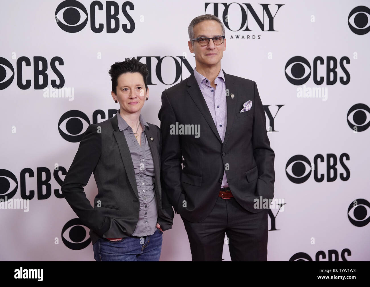 Jessica Paz and Nevin Steinberg arrive on the red carpet at The 73rd ...