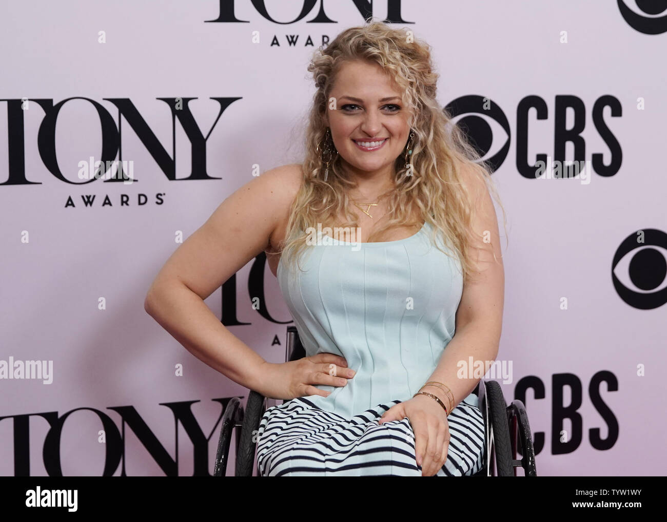 Ali Stroker arrives on the red carpet at The 73rd Annual Tony Awards ...