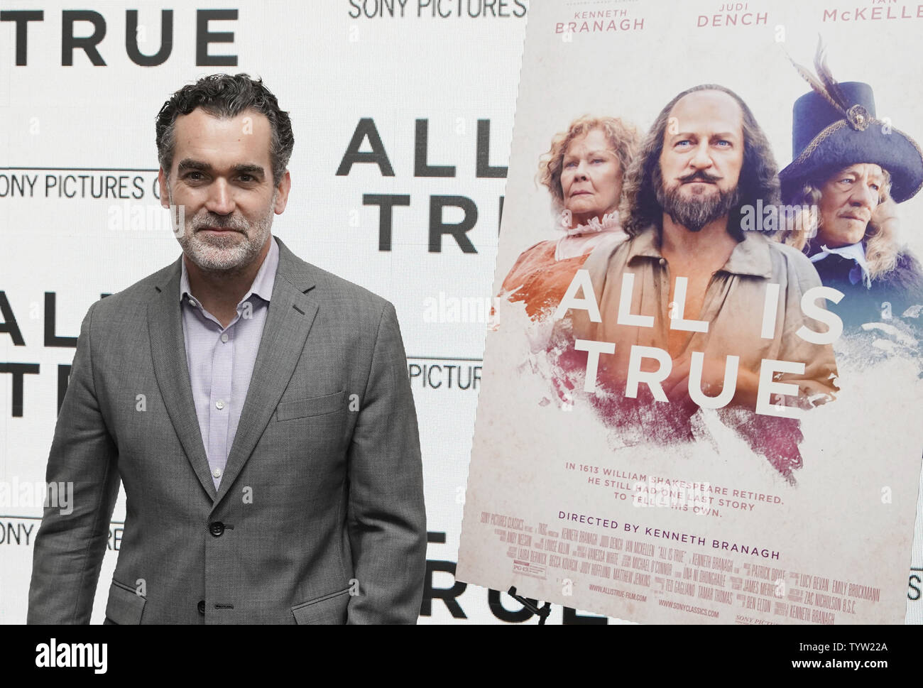 Brian d'Arcy James arrives on the red carpet at the 'All Is True' New ...