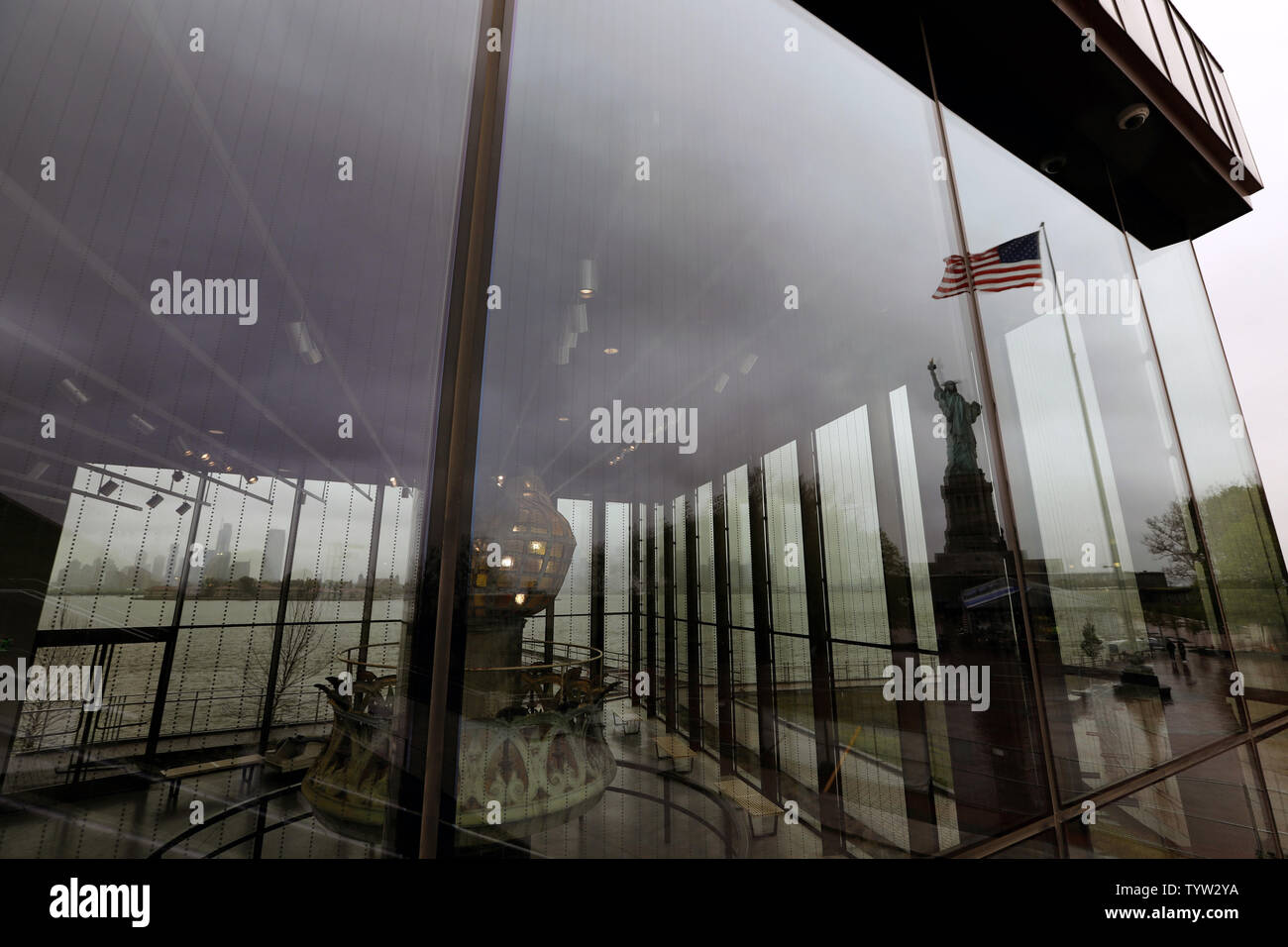 The Original Torch from the Statue of Liberty seen from outside on ...