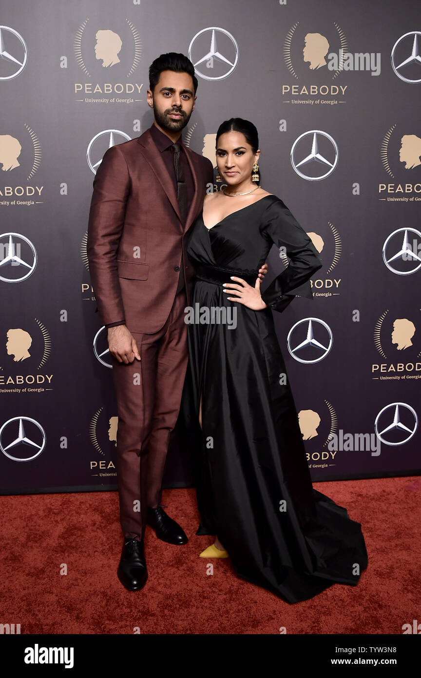Hasan Minhaj and Beena Patel attend the 78th Annual Peabody Awards ...
