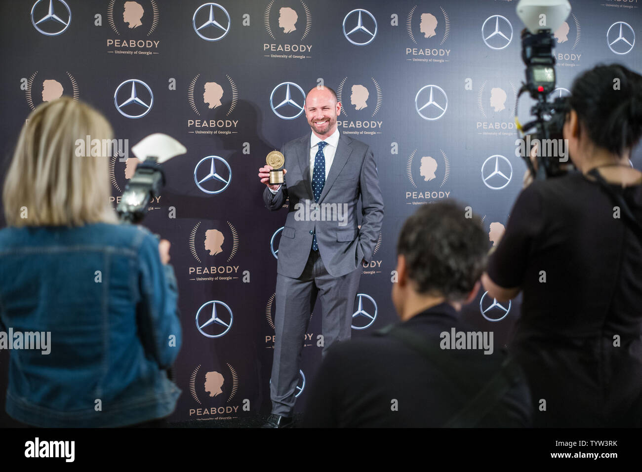 James Jacoby arrives in the press room with an award at the 78th Annual ...