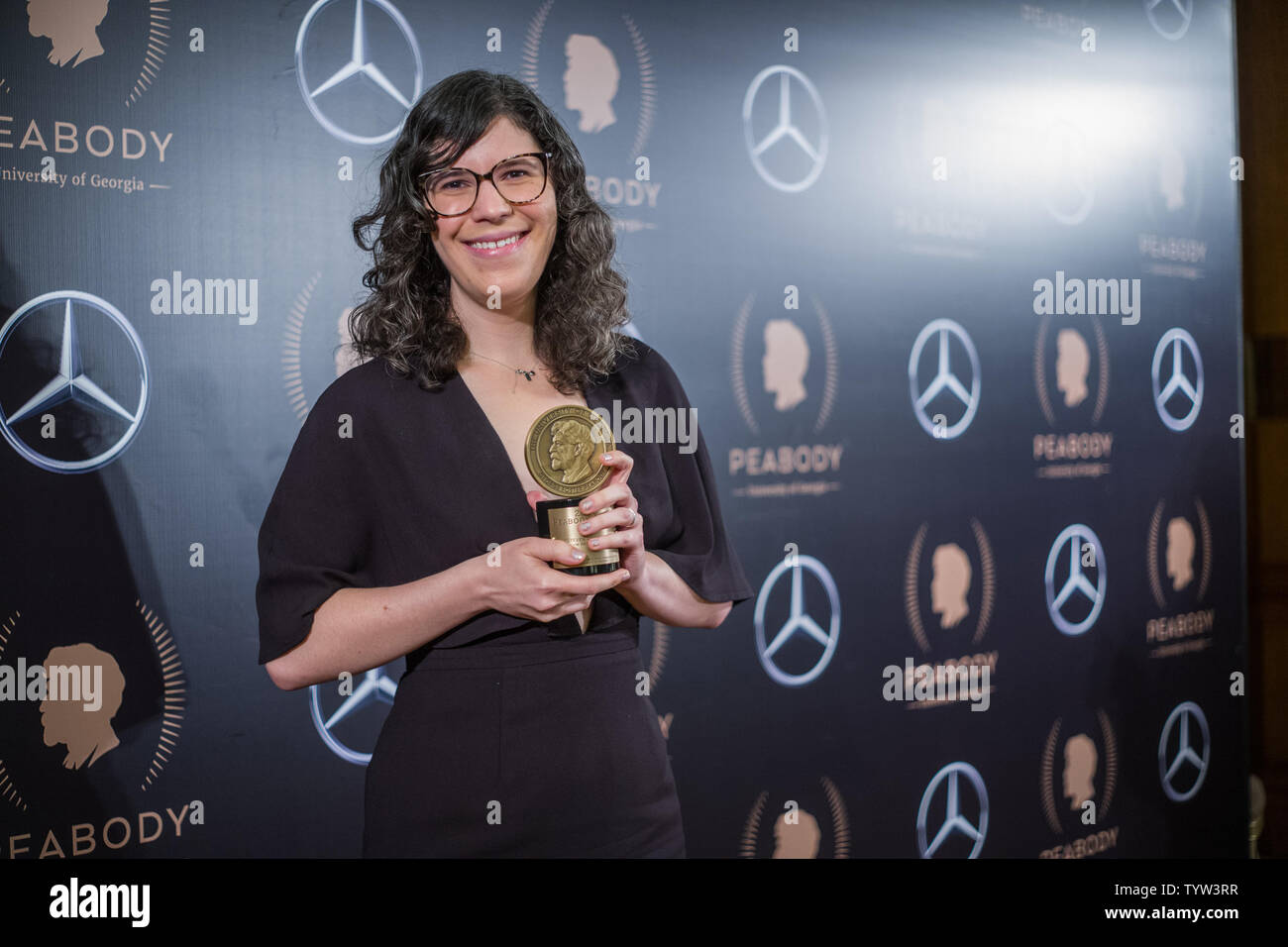 Rebecca Sugar arrives in the press room with an award at the 78th ...