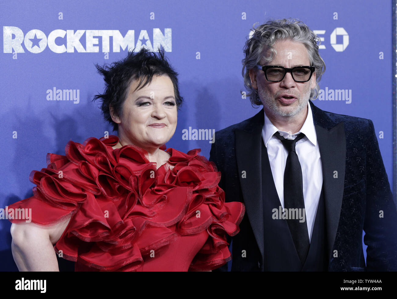 Director Dexter Fletcher and Dalia Ibelhauptaite arrives on the red ...