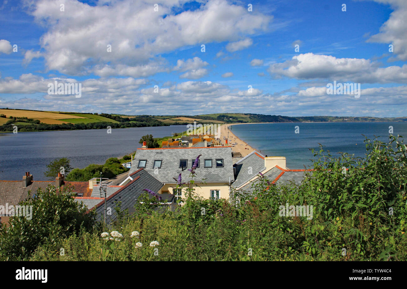 SLAPTON SANDS, DEVON, ENGLAND - 15 TH JULY 2012: View of Slapton Sands ...