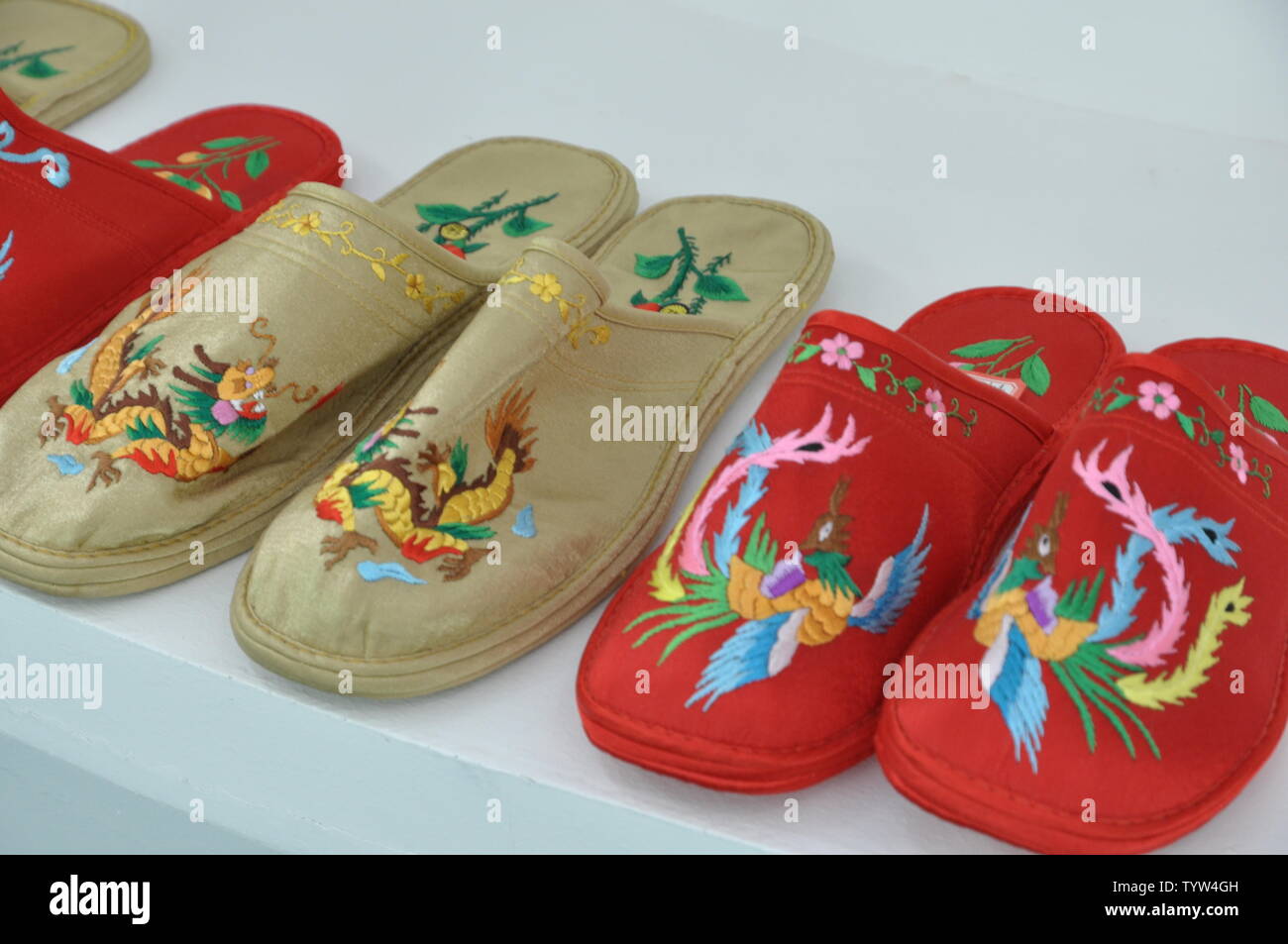 China slippers hi-res stock photography and images - Alamy
