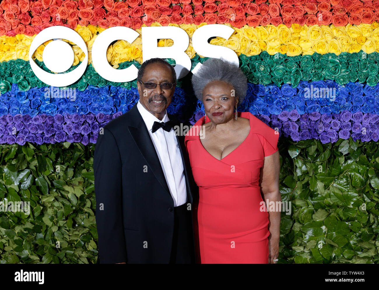 Harold Wheeler and Hattie Winston arrive on the red carpet at The 73rd ...