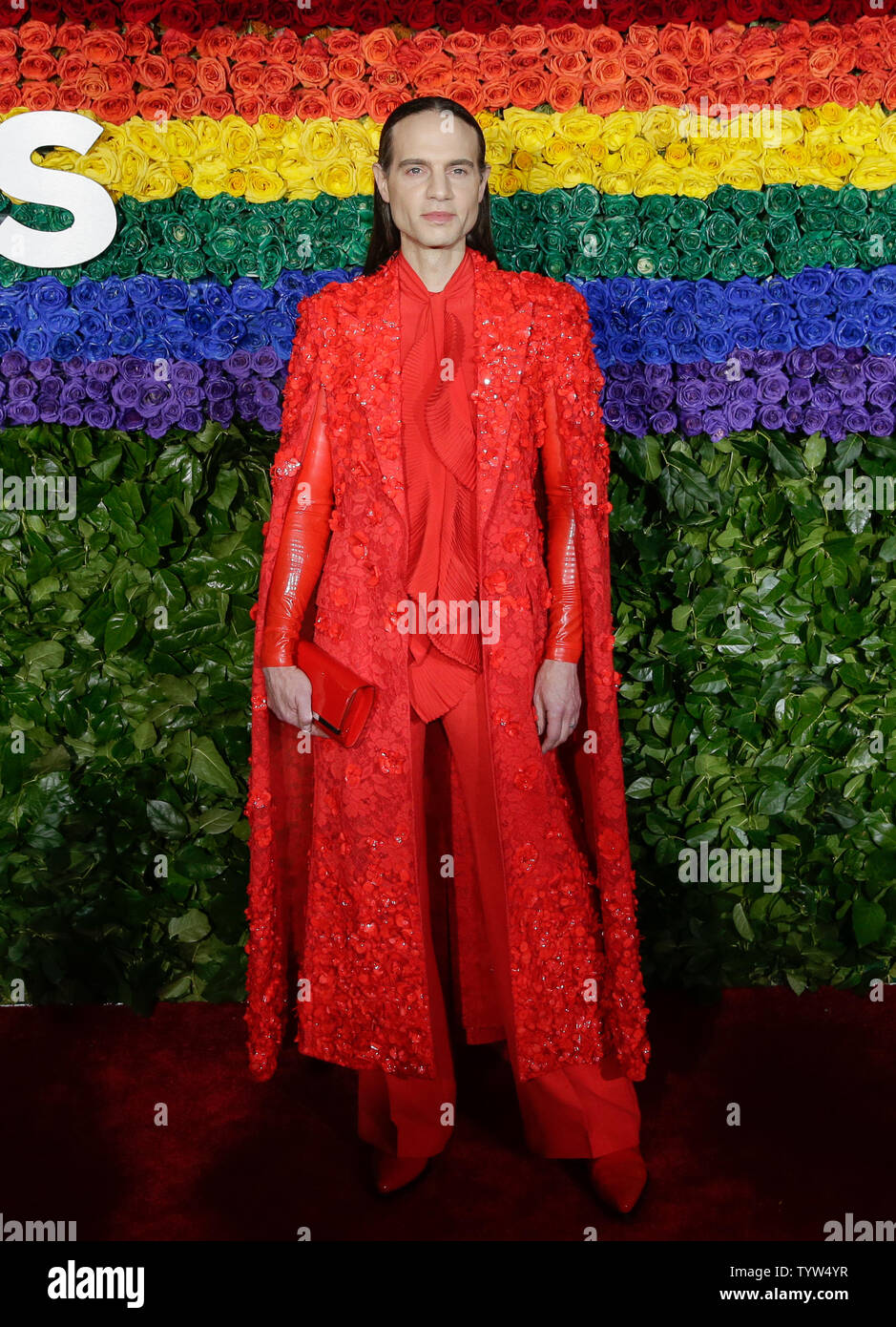 Jordan Roth arrives on the red carpet at The 73rd Annual Tony Awards at ...