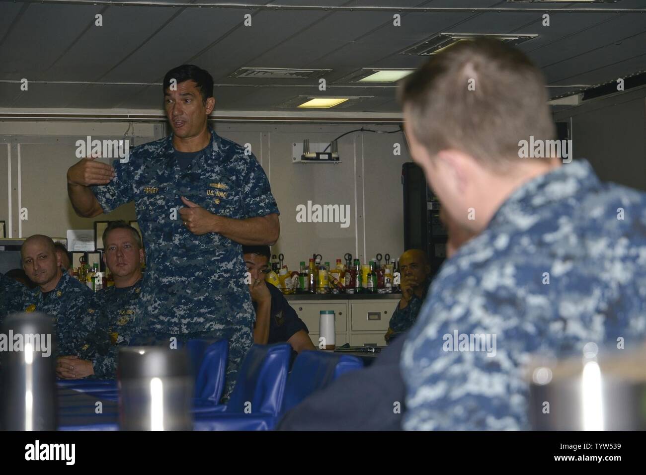 MAYPORT, Fla. (Nov. 30, 2016) – Rear Adm. Patrick A. Piercey, commander ...
