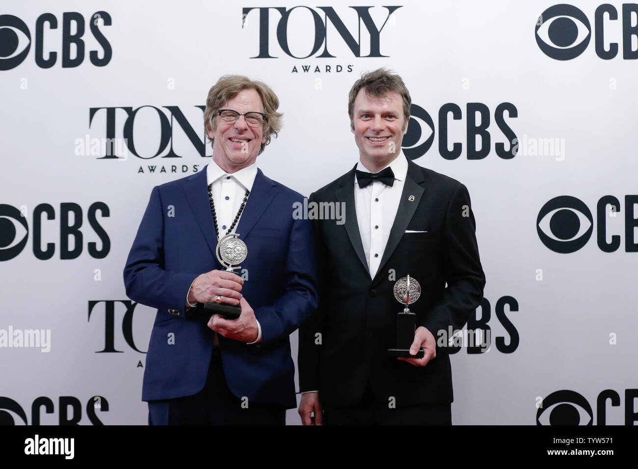 Michael Chorney and Todd Sickafoose arrive in the press room at The ...
