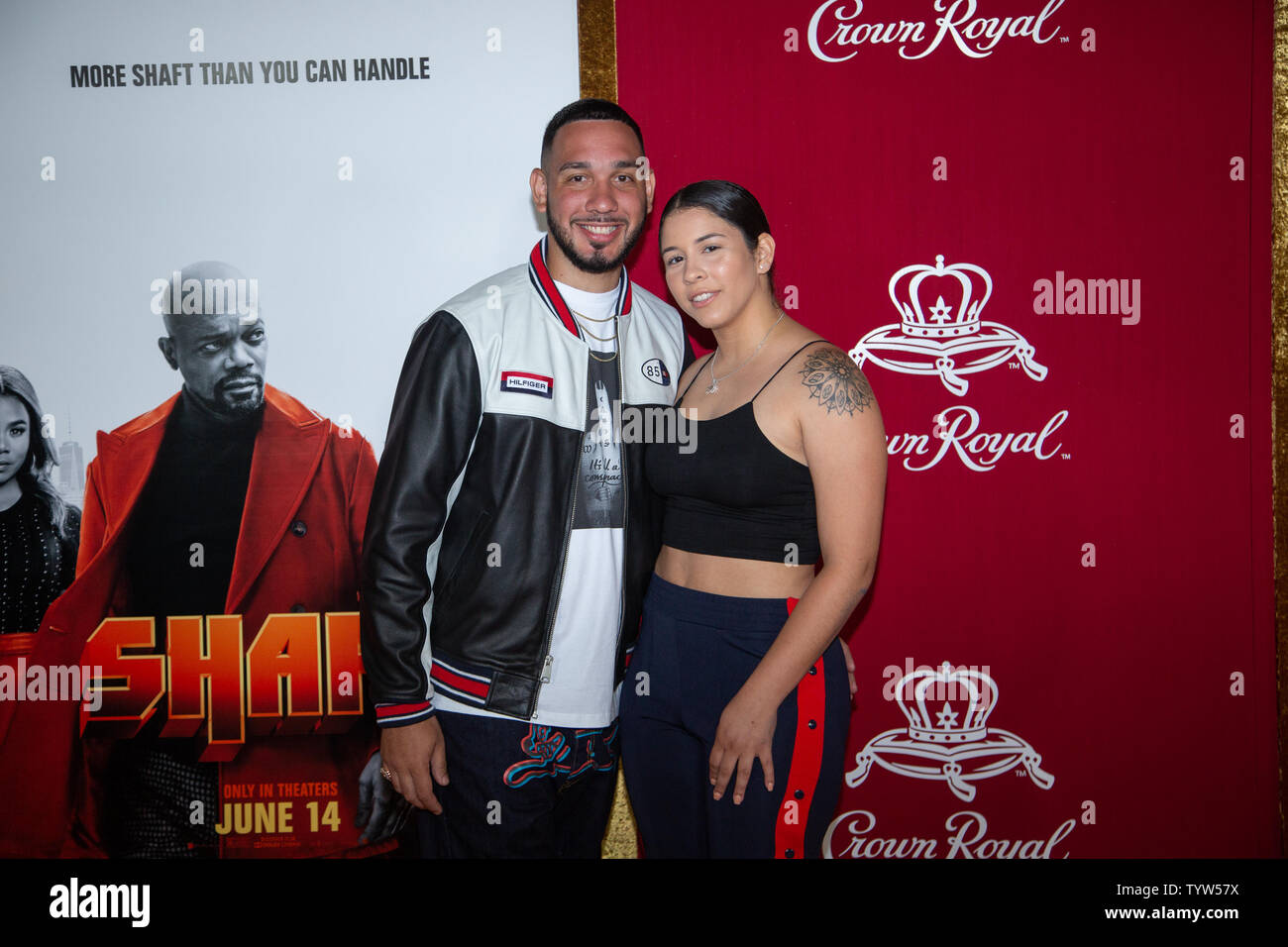 Chicklet and Maleni arrive on the red carpet at the premiere of New ...